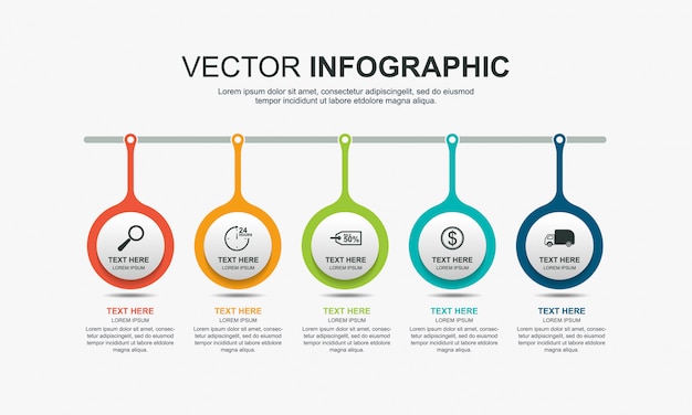 Vibrant Infographic Showcasing Business Metrics and Data Visualization ...