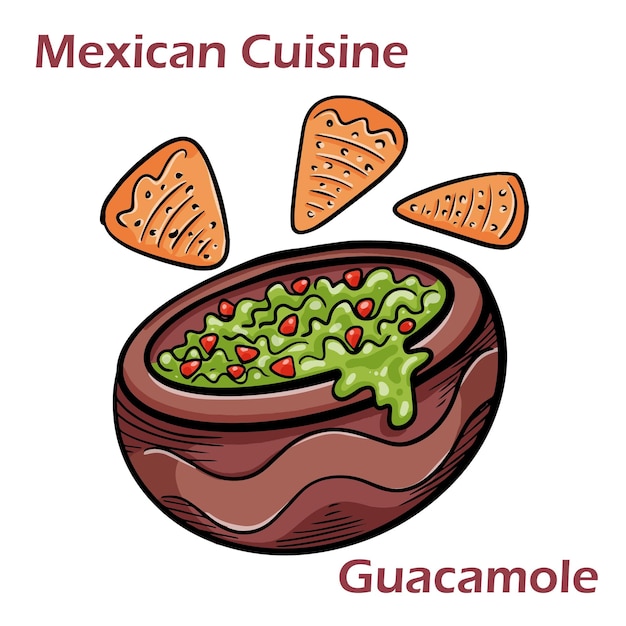 Vibrant Mexican Guacamole with Grilled Tortilla Chips | Jiffy Designs