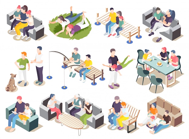 Diverse Collection of People Engaging in Various Activities | Jiffy Designs