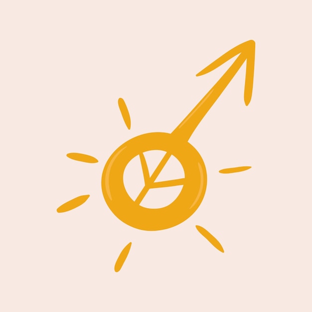 Radiant Sun Symbol with Vibrant Arrow Motif | Jiffy Designs