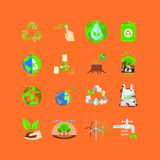 Eco-Friendly Icons and Nature Graphics Collection | Jiffy Designs