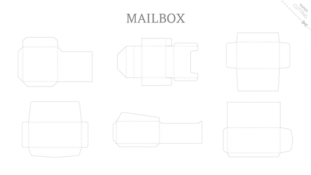 Minimalist Mailbox Designs in Outline Style | Jiffy Designs
