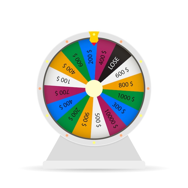 Vibrant Prize Wheel with Colorful Sections | Jiffy Designs