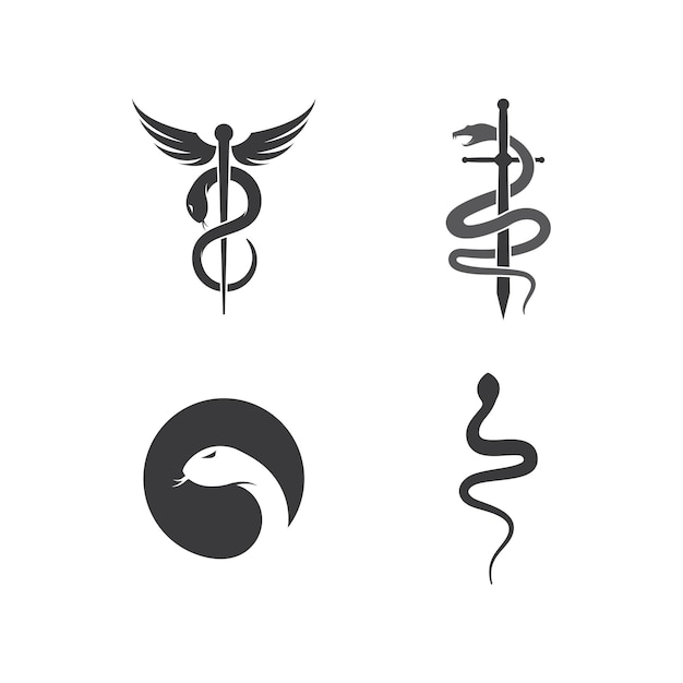 Iconic Medical Symbols: Caduceus, Asclepius, and Serpent Designs ...