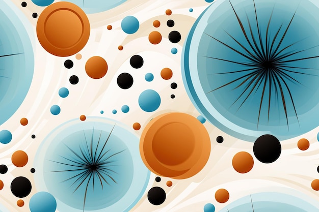 Vibrant Celestial Burst: Dynamic Orbs and Radiant Patterns | Jiffy Designs