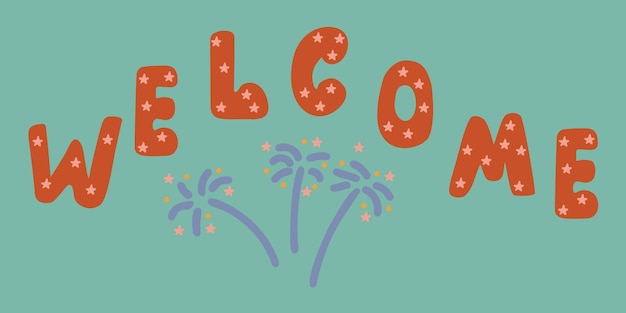 Vibrant Starry Welcome with Colorful Fireworks Display | Jiffy Designs