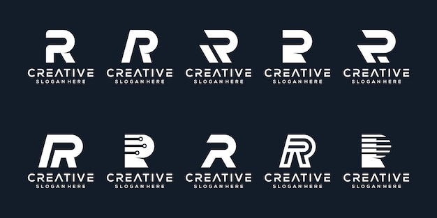 Versatile Creative Logo Concepts with Dynamic R Symbols | Jiffy Designs