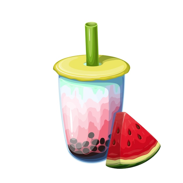 Refreshing Watermelon Bubble Tea on a Summer Day | Jiffy Designs