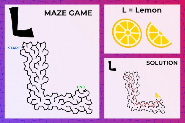 Lemon Maze: A Citrus-Inspired Puzzle Challenge | Jiffy Designs