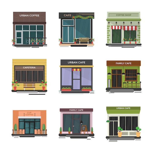 Diverse Collection of Vibrant Urban Storefront Designs | Jiffy Designs