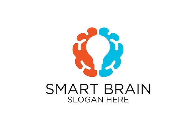 Vibrant Brain-Shaped Symbol with Playful, Interconnected Figures ...