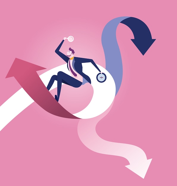 Stylized Female Doctor Illustration with Bold Colors and Shapes | Jiffy ...