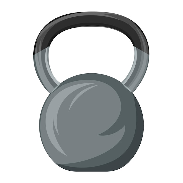 Sleek and Powerful Kettlebell - Minimalist Fitness Icon | Jiffy Designs