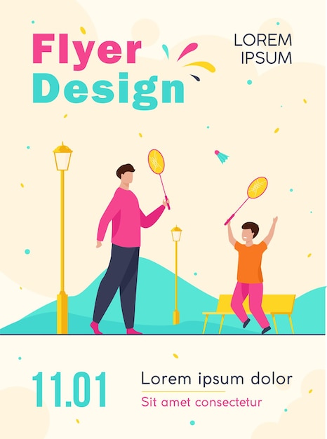 Vibrant Flyer Design with Playful Characters and Lighting | Jiffy Designs