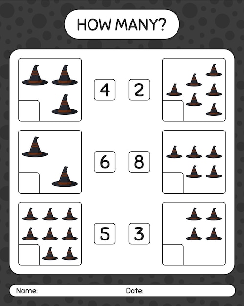 Counting Witches' Hats: A Fun Visual Math Activity | Jiffy Designs