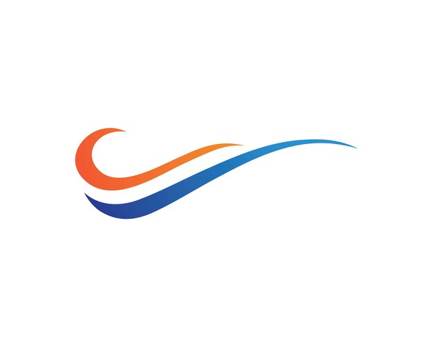 Vibrant Swoosh Design with Crescent Moon and Wave Motif | Jiffy Designs