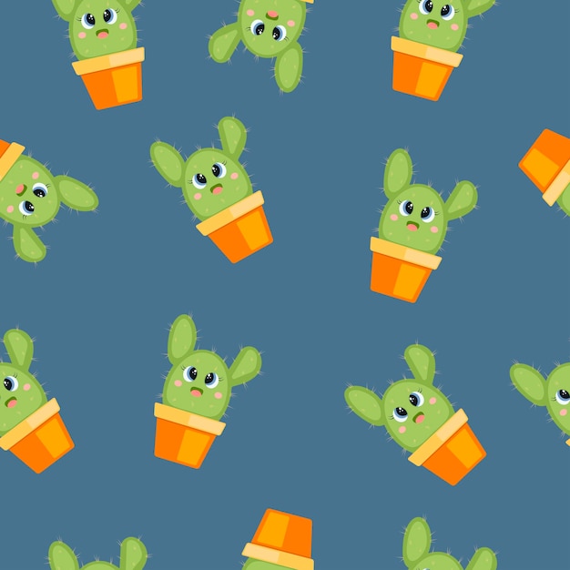 Adorable Cactus Critters in Vibrant Pattern | Jiffy Designs