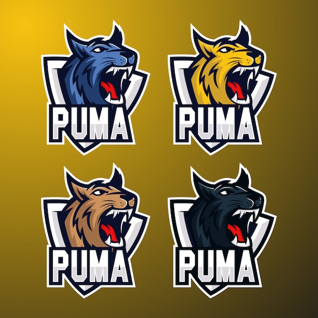 Fierce Puma Mascot Logos in Vibrant Colors and Styles | Jiffy Designs