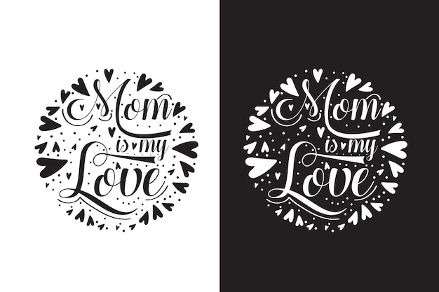 Radiant Lettering Celebrates the Beauty of Mom's Love | Jiffy Designs