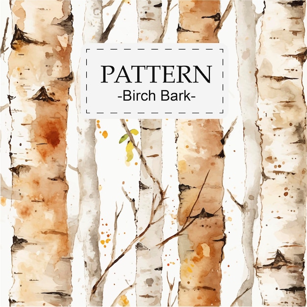 Rustic Birch Bark Pattern with Textured Layers | Jiffy Designs