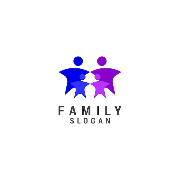 Vibrant Family Unity Symbol with Modern Flair | Jiffy Designs