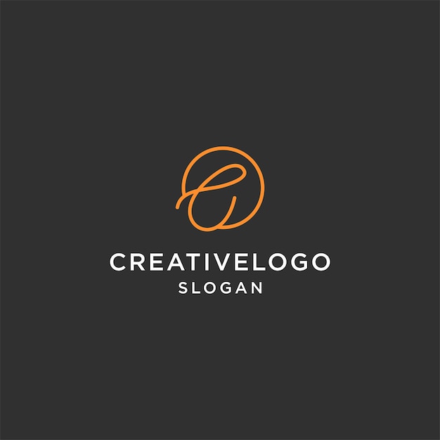 Elegant Cursive Monogram Logo with Sleek Slogan Text | Jiffy Designs