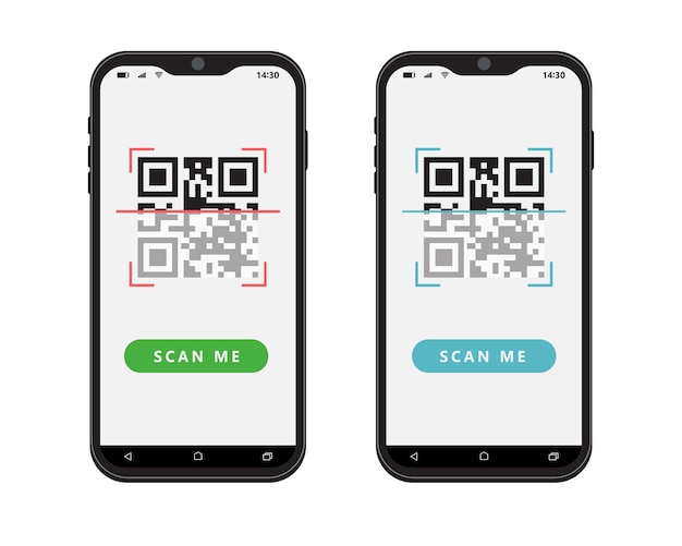 Vibrant QR Codes on Smartphone Screens | Jiffy Designs