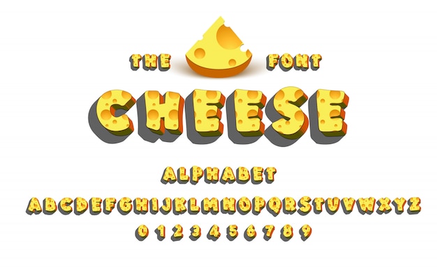 Delightful Cheese-Themed Alphabet with Whimsical Cheese Wedge | Jiffy ...