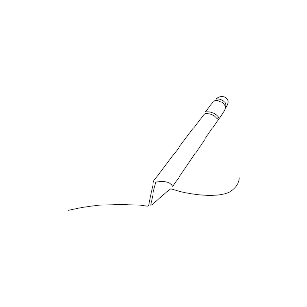 Minimalist Pen Drawing - Simple, Elegant Line Art Design | Jiffy Designs