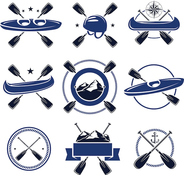 Adventurous Outdoor Expedition Emblem Collection | Jiffy Designs