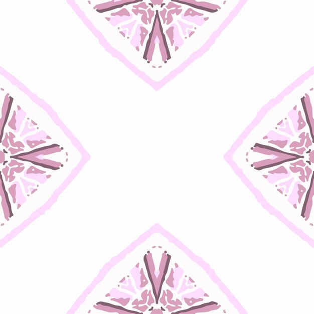 Symmetrical Geometric Shapes in Shades of Pink and White | Jiffy Designs