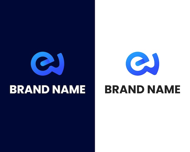 Striking and Minimalist Brand Logos with Interlocking Initials | Jiffy ...