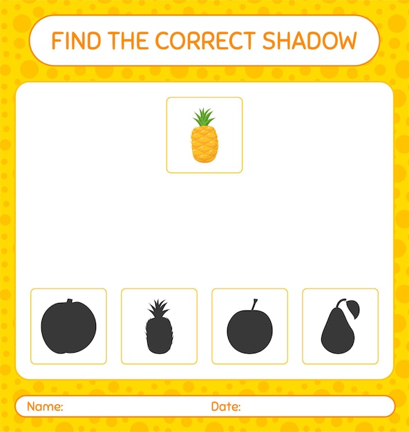 Discover the Matching Fruit Shadows in this Fun Activity | Jiffy Designs