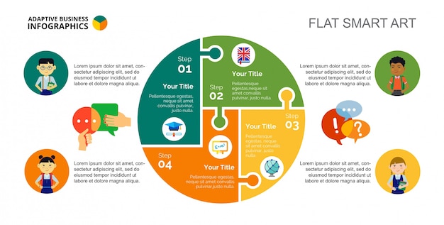 Vibrant Adaptive Business Infographics with Playful Illustrations ...