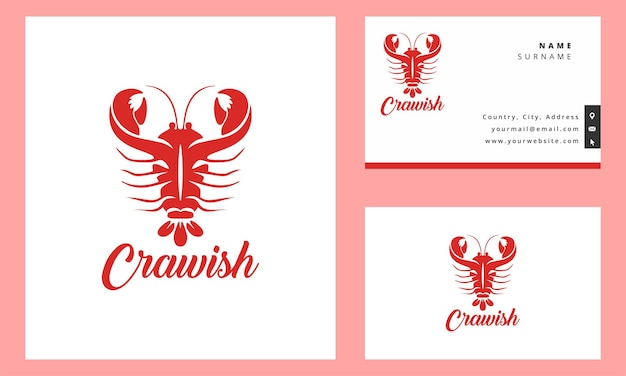 Crawfish Seafood Logo and Branding Collection | Jiffy Designs