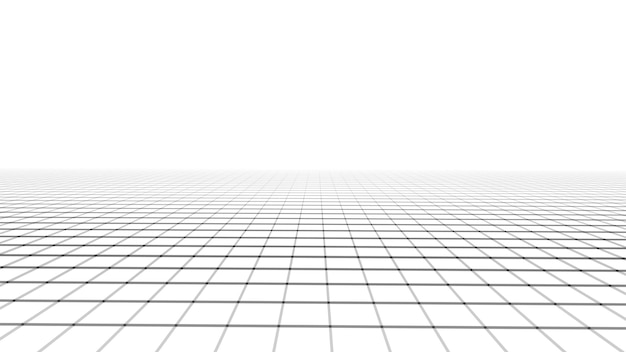 Expansive Grid of Parallel Lines Receding into the Distance | Jiffy Designs