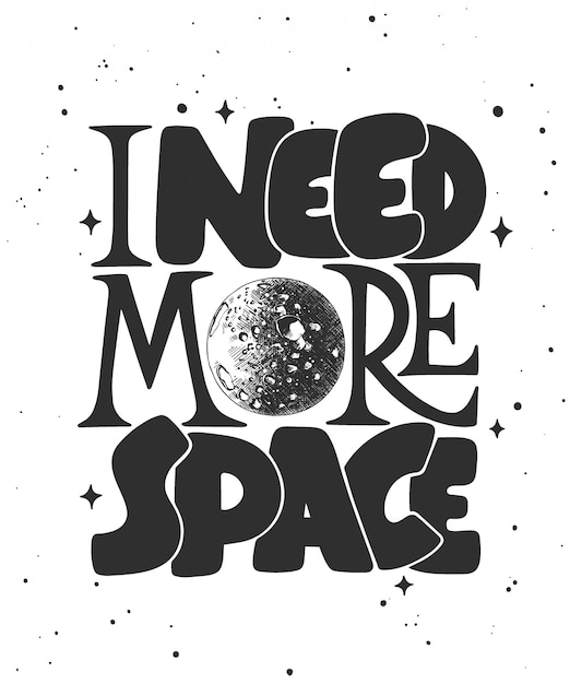 Celestial Typography with Cosmic Motifs and Starry Backdrop | Jiffy Designs