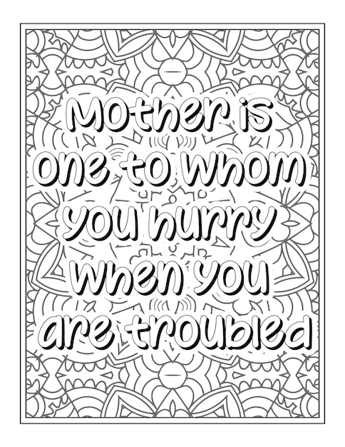 Inspiring Motherly Message Amidst Intricate Floral Patterns | Jiffy Designs