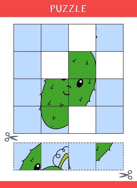 Whimsical Cactus Puzzle: Assemble the Playful Plant | Jiffy Designs