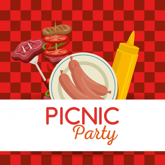 Vibrant Picnic Spread with Classic Fare and Condiments | Jiffy Designs