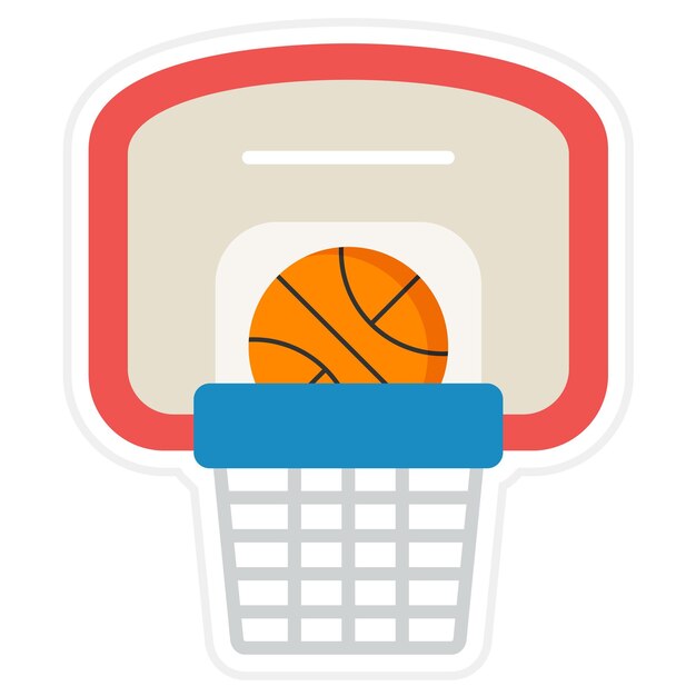 Vibrant Basketball Hoop with Playful Design | Jiffy Designs