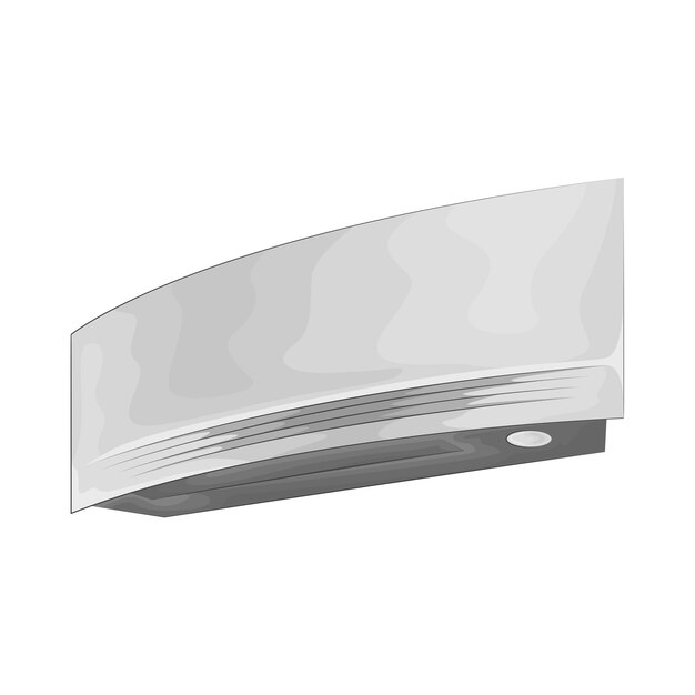 Sleek and Sophisticated Wall Sconce with Curved Glass Panels | Jiffy ...