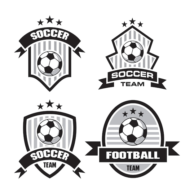 Diverse Soccer and Football Team Emblems with Vibrant Designs | Jiffy ...