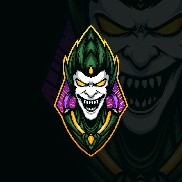 Sinister Joker Emblem: A Captivating Villain's Lair | Jiffy Designs