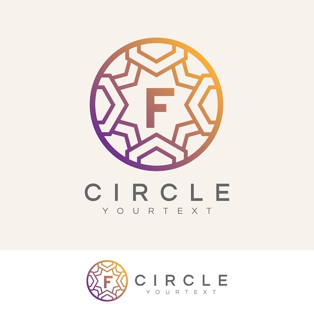 Intricate Geometric Circle Logo with Stylized Letterform | Jiffy Designs