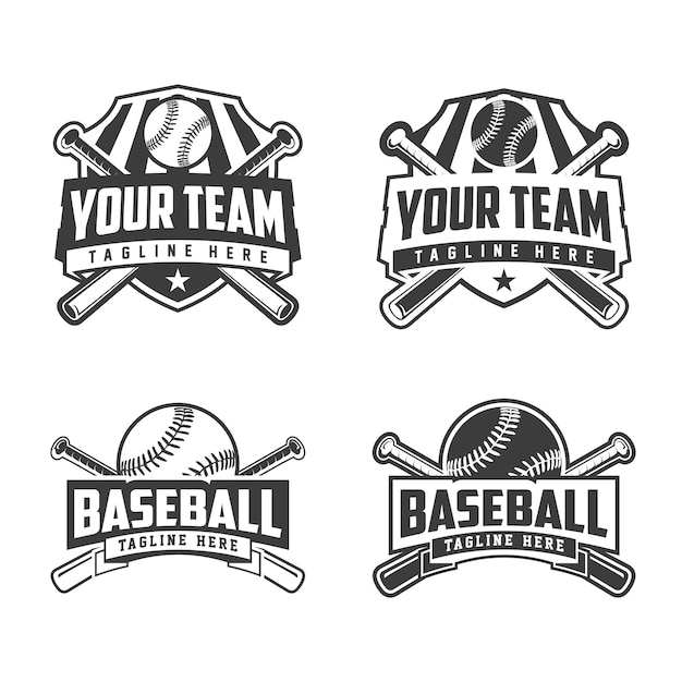 Customizable Baseball Team Insignia and Emblem Collection | Jiffy Designs