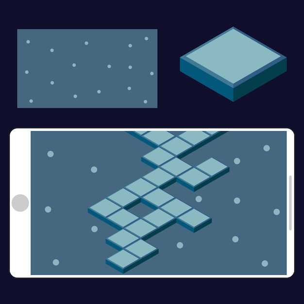 Versatile Collection of Geometric Shapes in Shades of Blue | Jiffy Designs