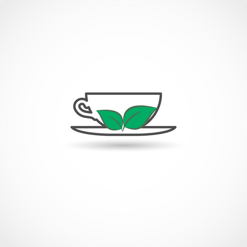 Vector Illustration Of A Tea Cup Symbol | Jiffy Designs