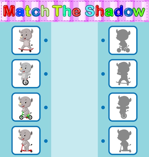 Adorable Elephant Matching Game for Children | Jiffy Designs