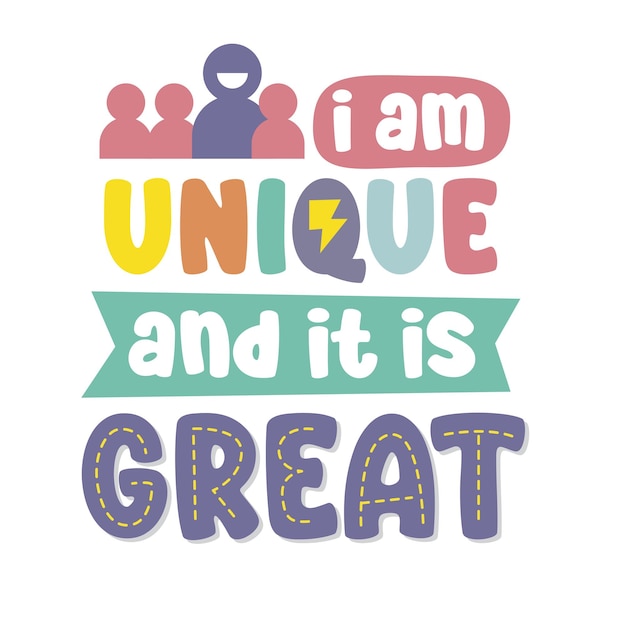 Vibrant Affirmation of Individuality and Self-Acceptance | Jiffy Designs